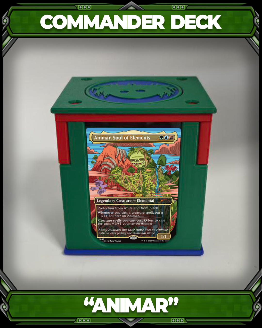 COMMANDER DECKBOX - ANIMAR – Iscariote Designs 3D