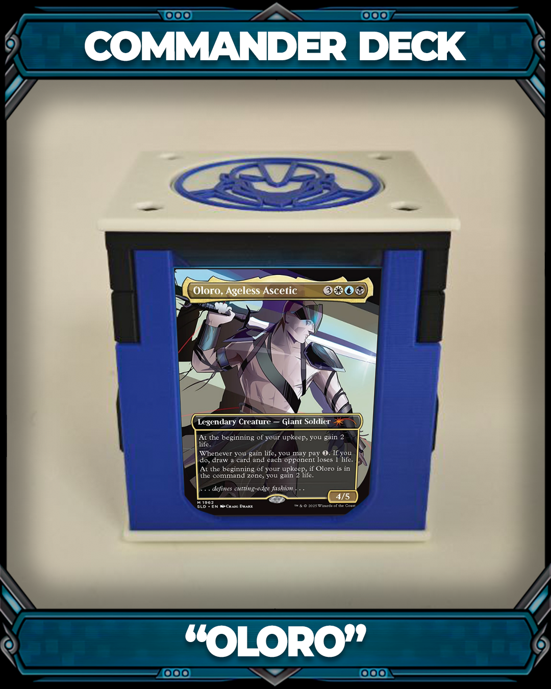 COMMANDER DECKBOX - OLORO – Iscariote Designs 3D